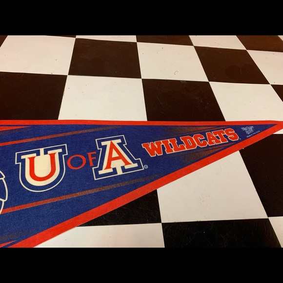 Other | Vtg 8s90s University Of Arizona Wildcat Pennant | Poshmark